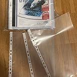 Durable Prospekthüllen (Klarsichthüllen A4 Premium extra stark, 0,08mm) 100 Stück, glasklar ...