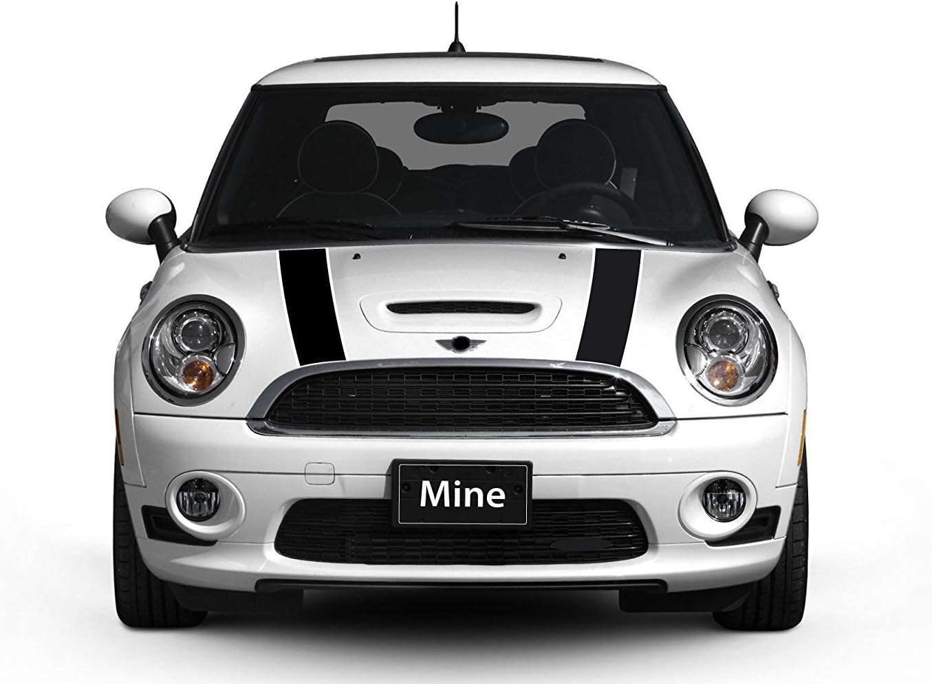 Amazon.com - Matte Black with red Pinstripes Carbon Style Rally Racing ...