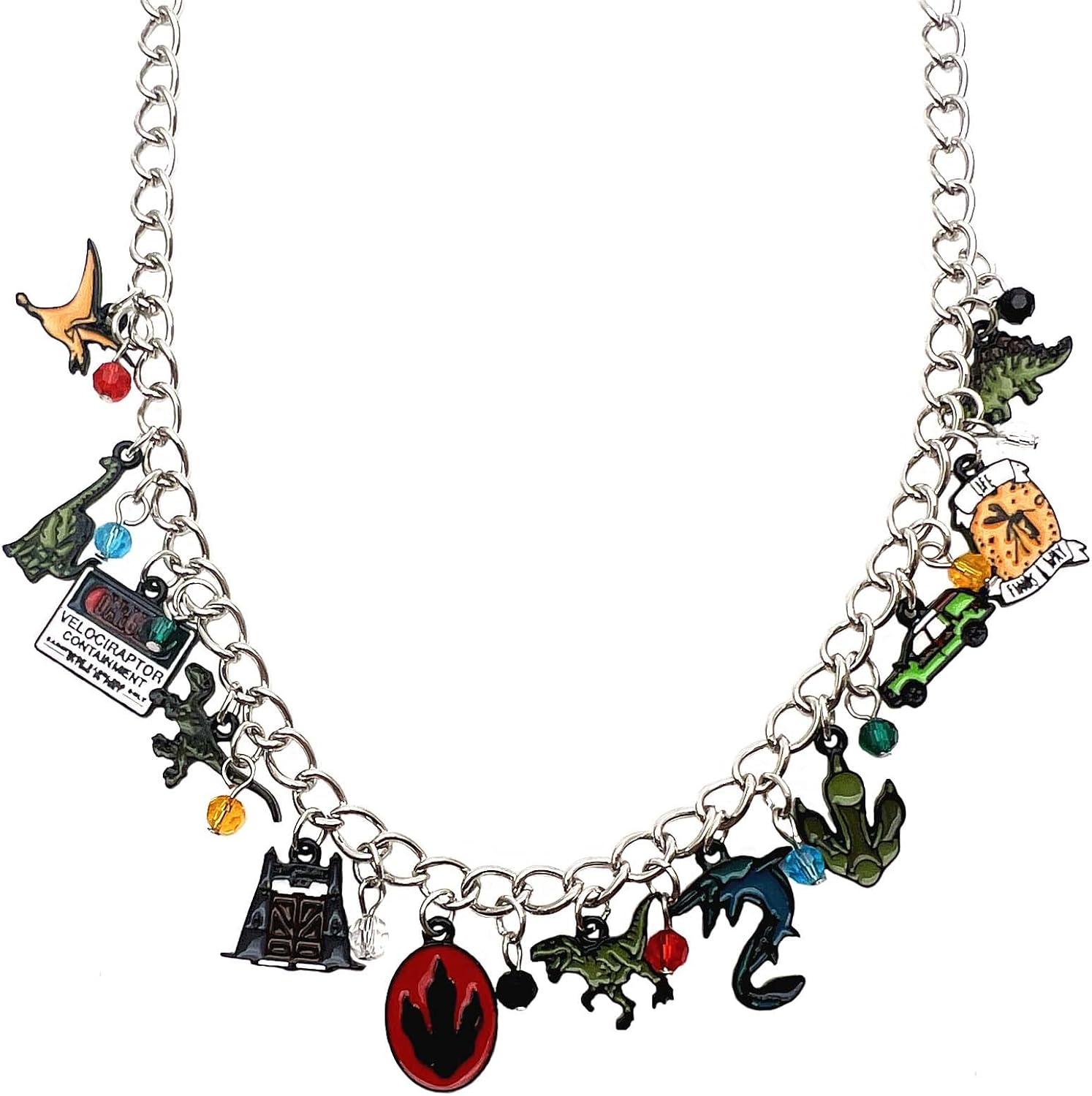 Amazon.com: STKTFKK Charm Necklace Metal Horror Necklace Women ...