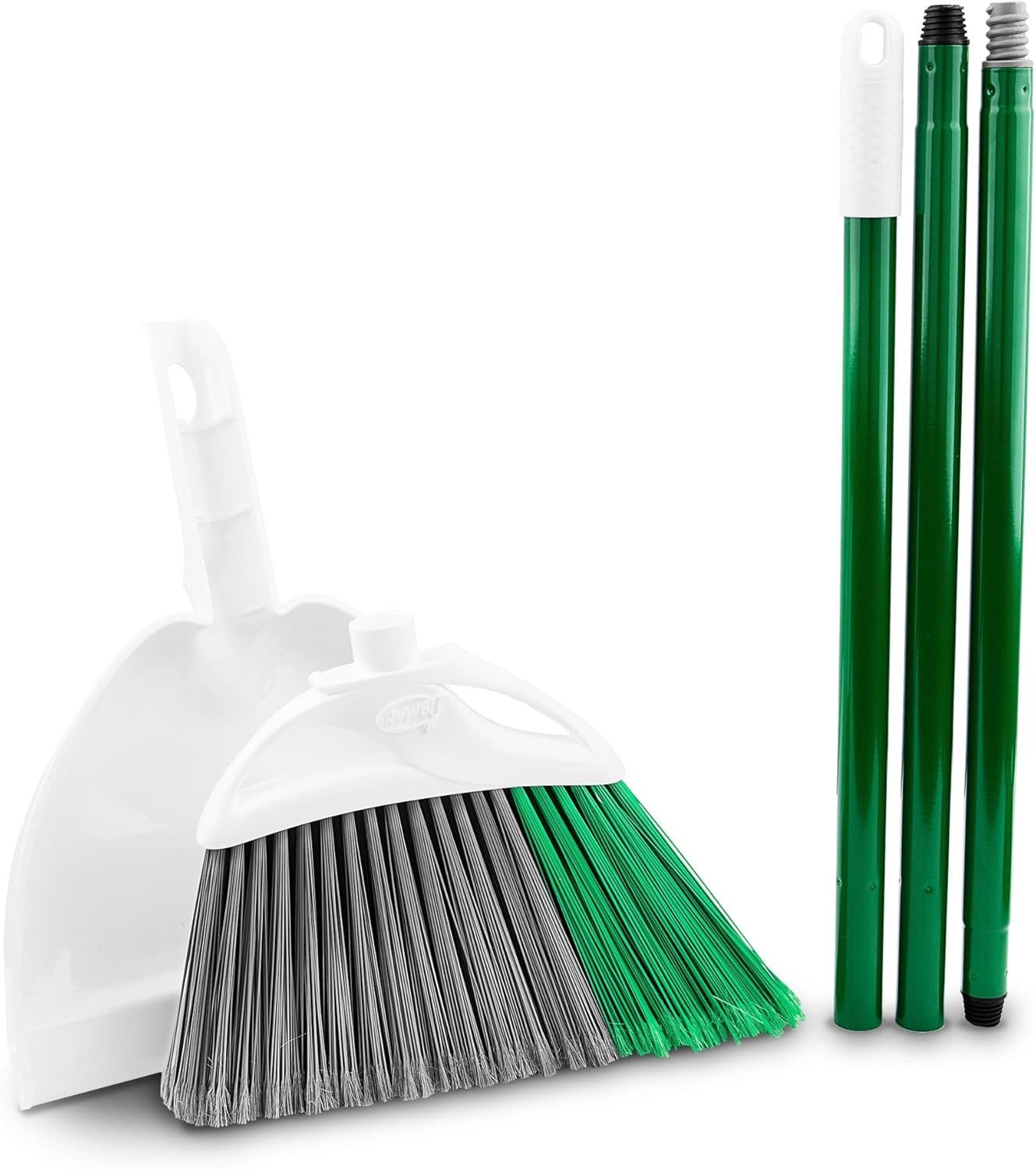 Amazon.com: Libman Broom with Dustpan Combo Set | Indoor and Outdoor ...