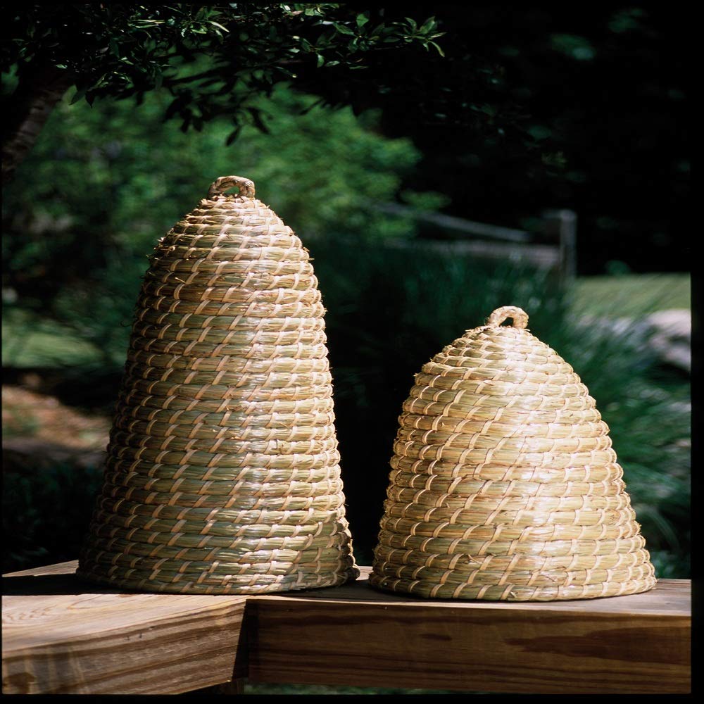Amazon.com: Kalalou A0291 Tall Bee Skep, Brown : Home & Kitchen