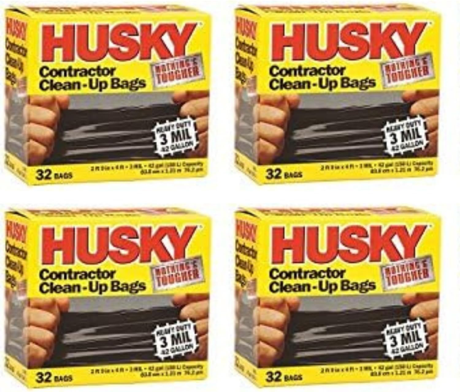 Amazon.com: 42-Gallon Contractor Clean-Up Bags, 32-Count (Pack of 4 ...
