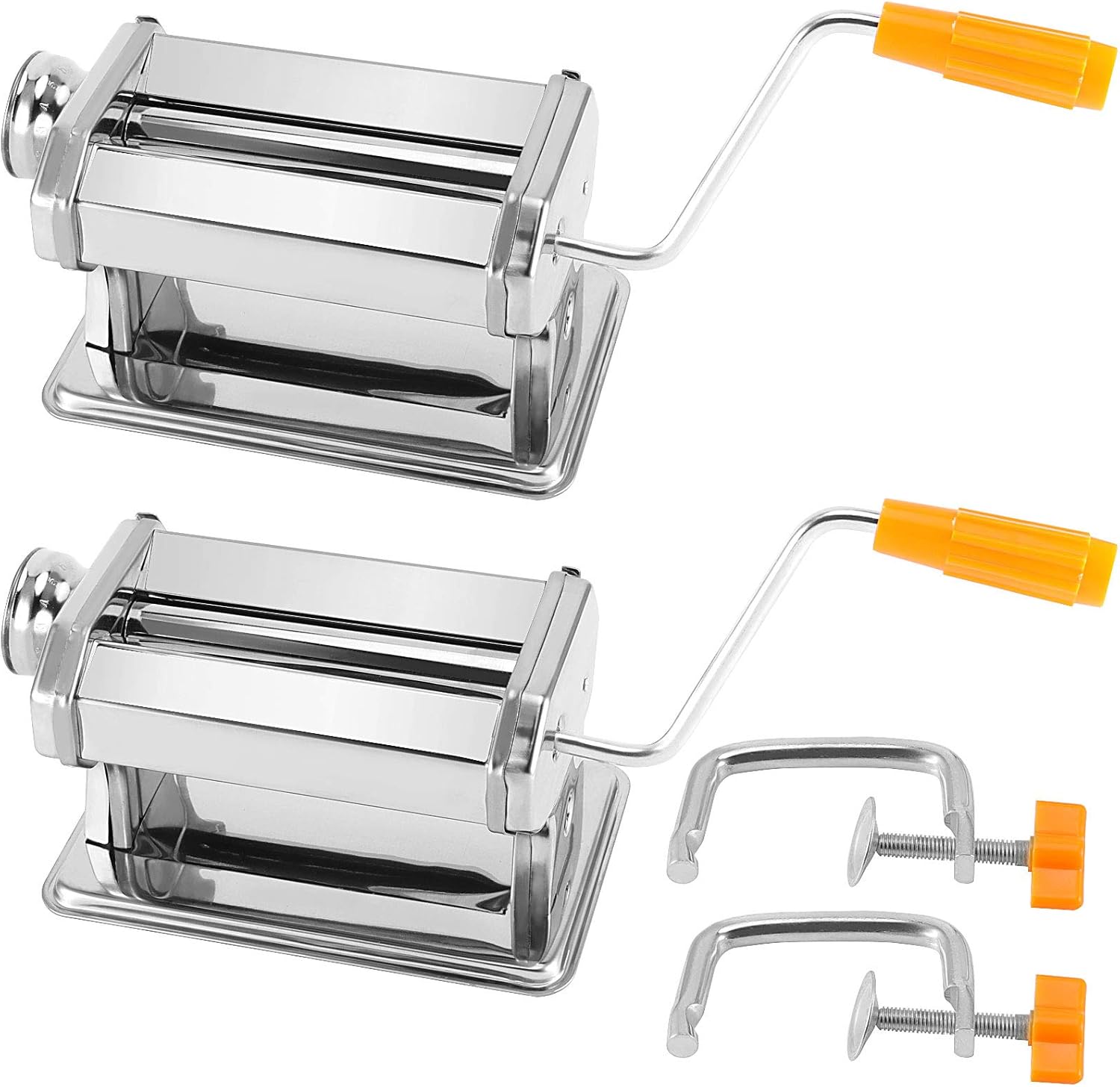 Amazon.com: ZEONHEI 2 Pack Polymer Clay Press, Heavy Duty Stainless ...