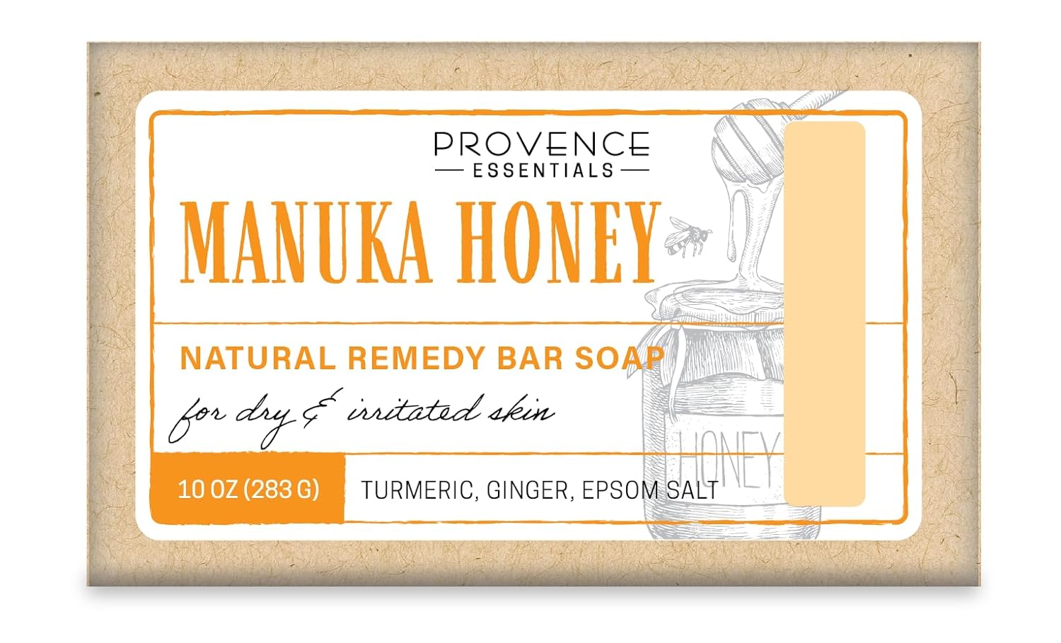 Amazon.com : PROVENCE ESSENTIALS Natural Bar Soap (Manuka Honey ...