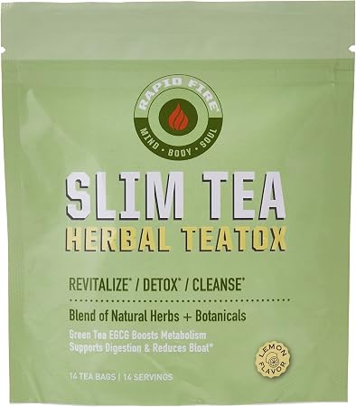 Amazon.com: Rapid Fire Slim Tea 14 Day Herbal Teatox, Blend of Natural ...