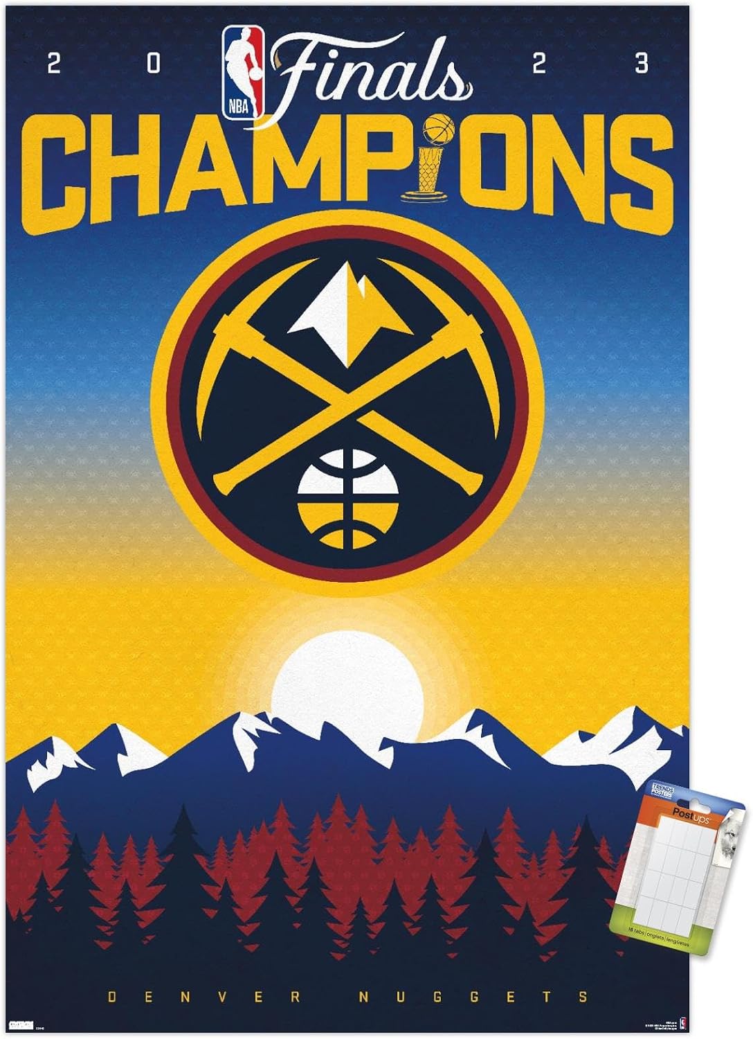 Amazon.com: Trends International NBA Denver Nuggets - 2023 NBA Finals ...