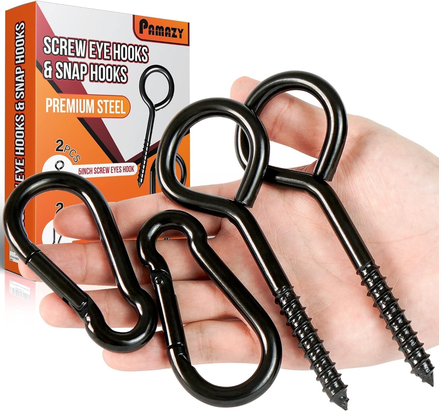 Amazon.com : TD Designs Utility Hook 4" Wrought Iron Black Heavy Duty ...