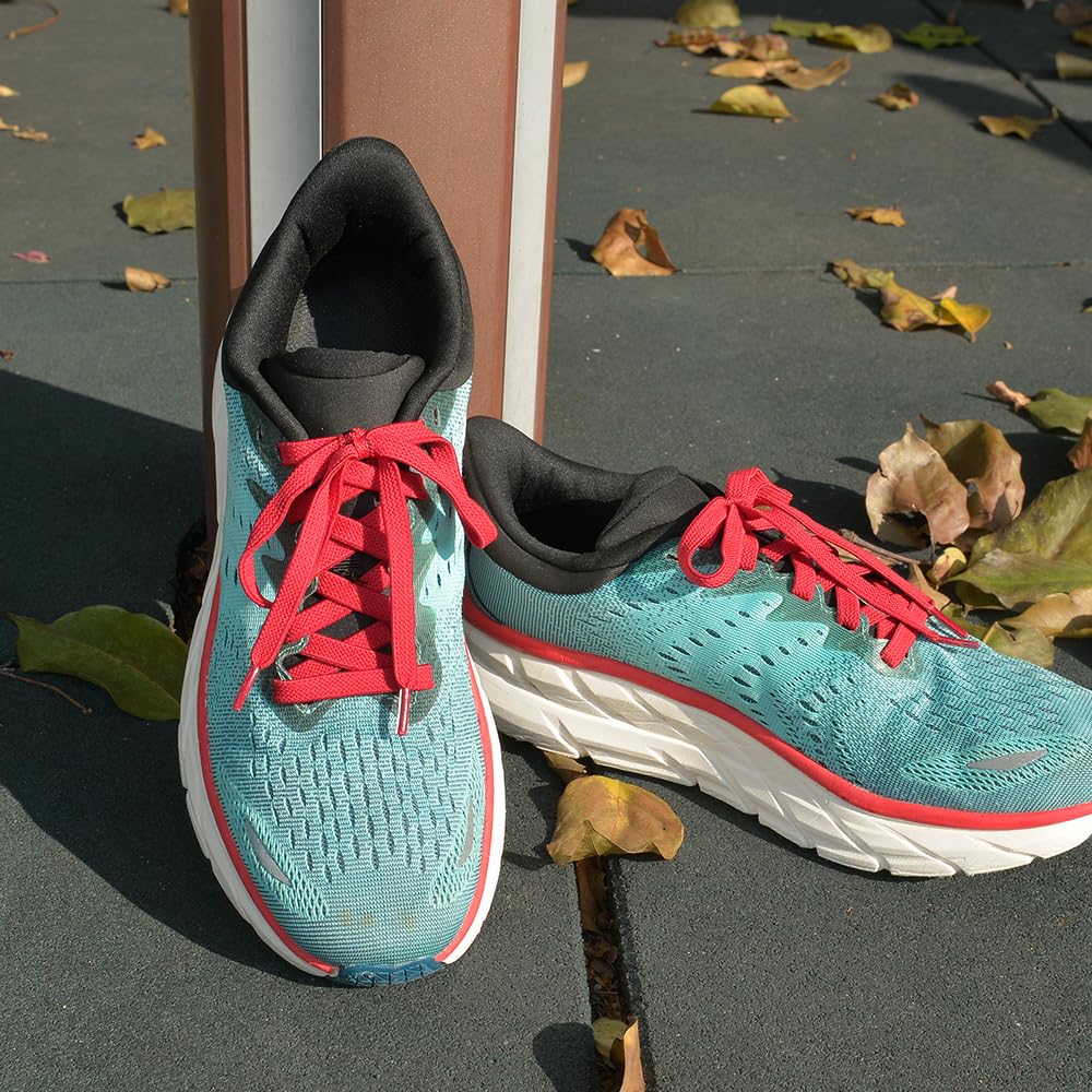 Snapklik.com : RJ-Sport 2 Pairs Red Elastic Shoe Laces For Adults Sneakers