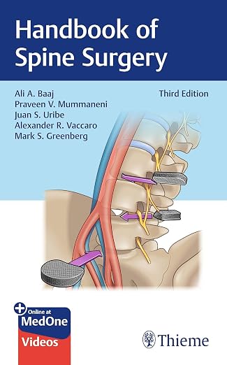Handbook of Spine Surgery: 9781684205547: Medicine & Health Science ...