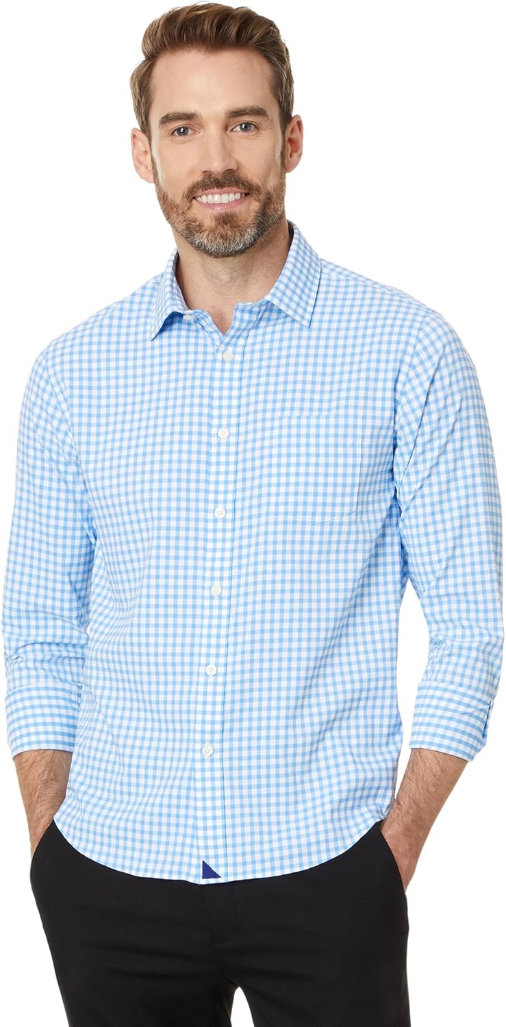 Amazon.com: UNTUCKit Men's Wrinkle-Free Performance Stevens Shirt ...