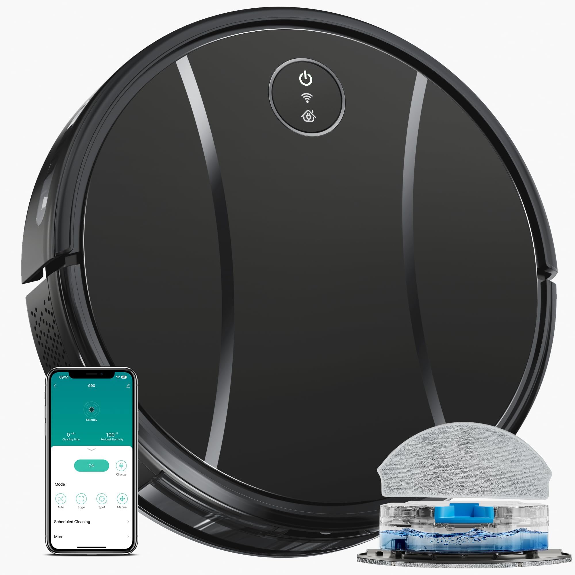Amazon.com - Coredy R750 Robot Vacuum Cleaner, Compatible with Alexa ...