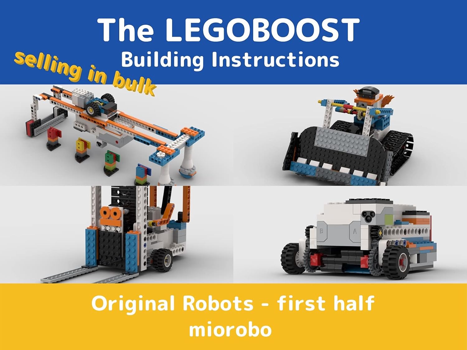 Amazon | The LEGOBOOST Building Instructions Original Robots - first ...