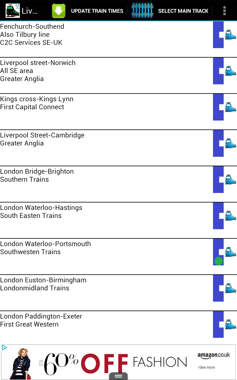 Live Train Map UK - App on the Amazon Appstore