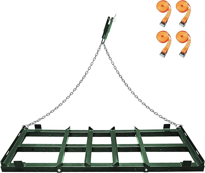 Amazon.com : 4 FT Drag Harrow Driveway Grader Heavy Duty, Driveway Drag ...