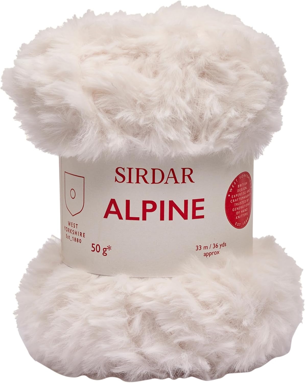 Amazon.com: Sirdar Alpine - Luxe Faux Fur Yarn - Polar (400) - 50g