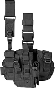 Amazon.com : Tactical Drop Leg Holster Thigh Holster with Magazine ...