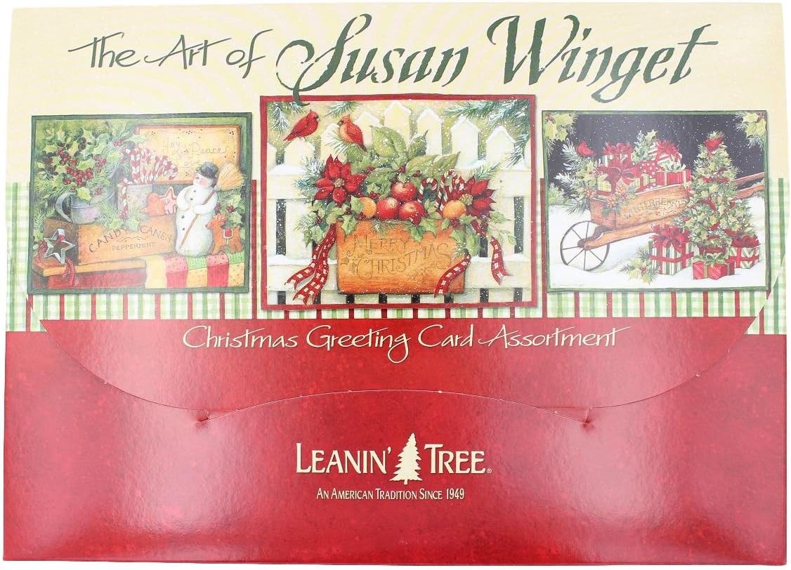 Amazon.com: Leanin Tree AST90295 The Art of Susan Winget Christmas Card ...