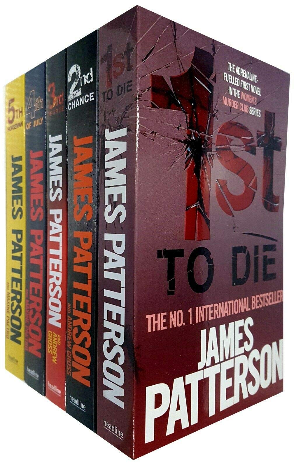 James Patterson Womens Murder Club Series 1-6 Collection 6 Books Bundle ...