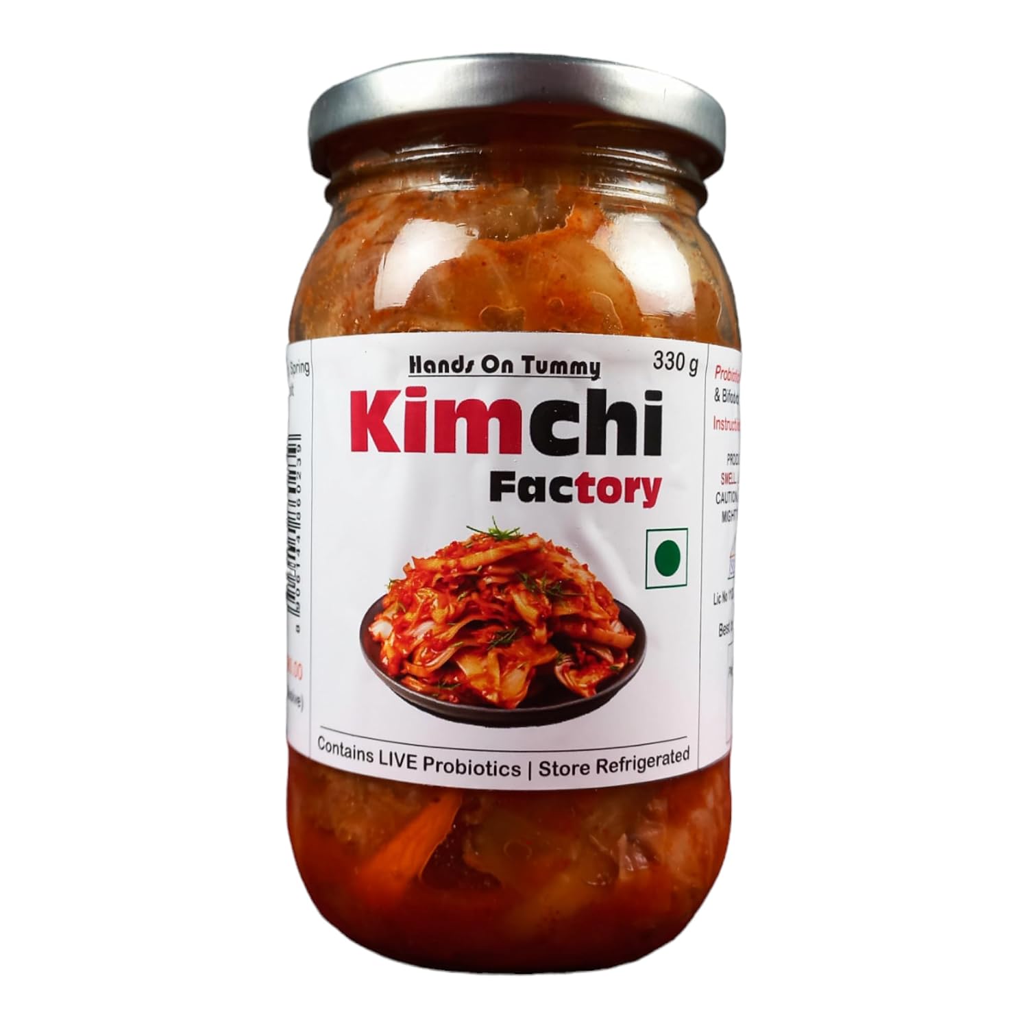 HANDS ON TUMMY Kimchi Factory - Red Kimchi - Spicy Korean (Probiotic ...