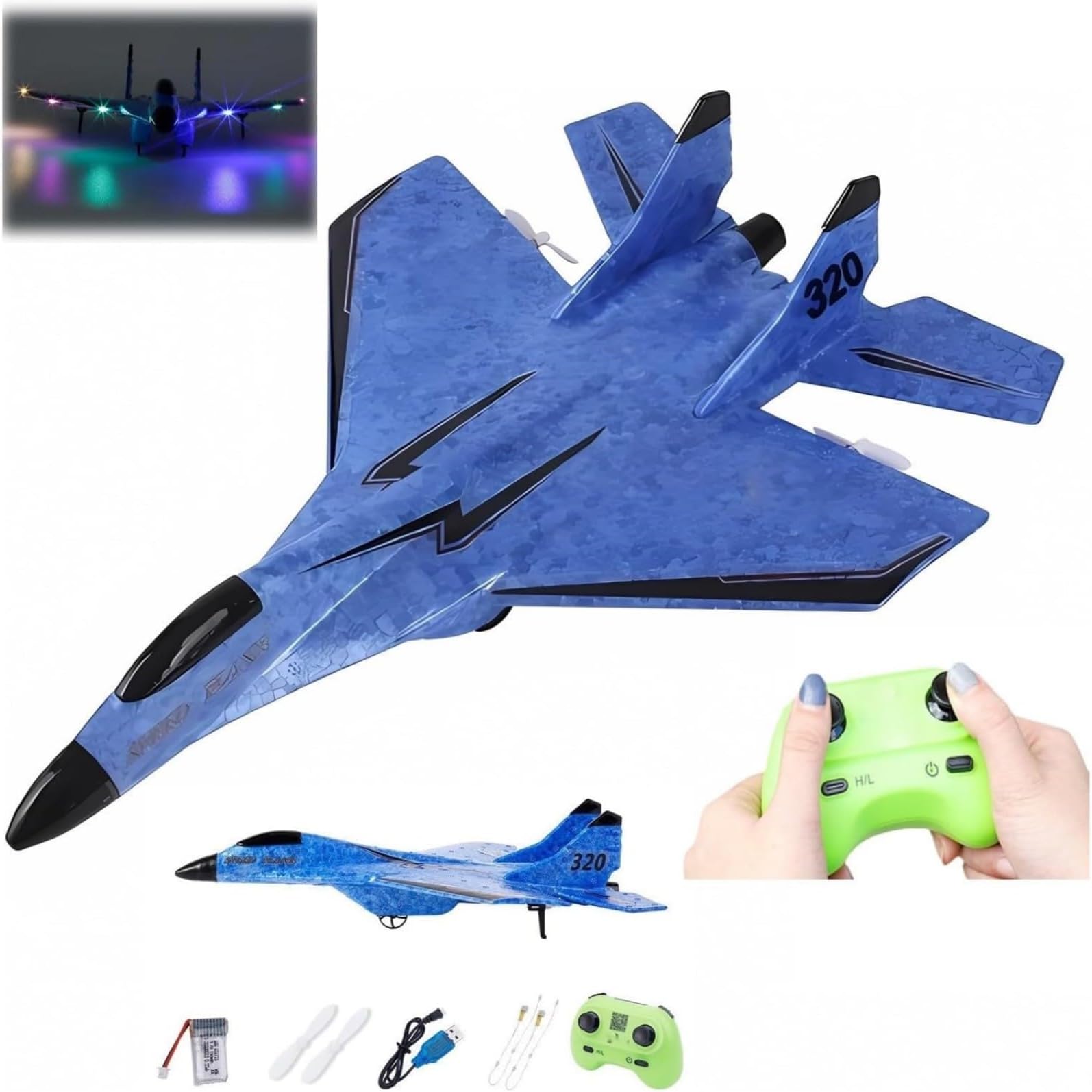 Buy Jaiafupm Remote Control Wireless Airplane Toy - 2.4Ghz Su-35 RC ...