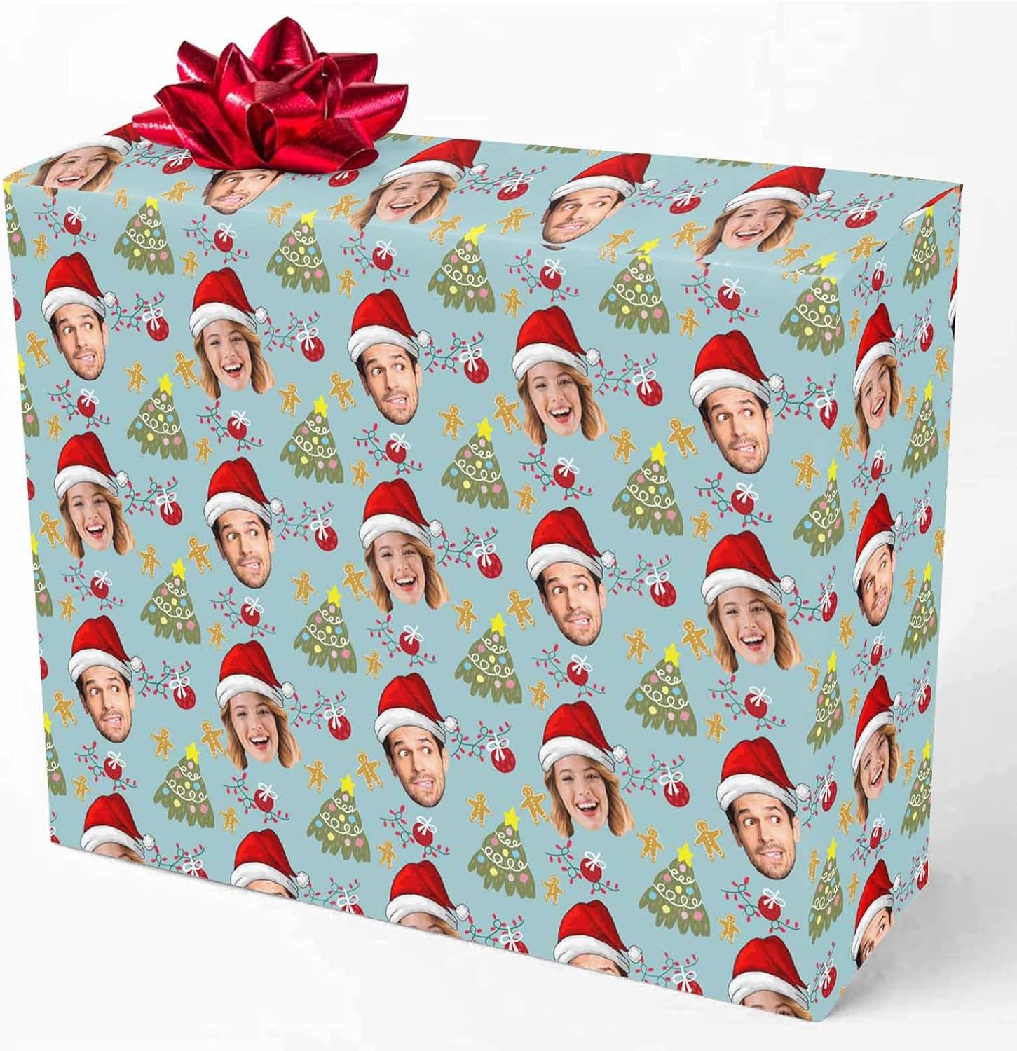 Amazon.com: Personalized Wrapping Paper with Photos for Birthday Party ...