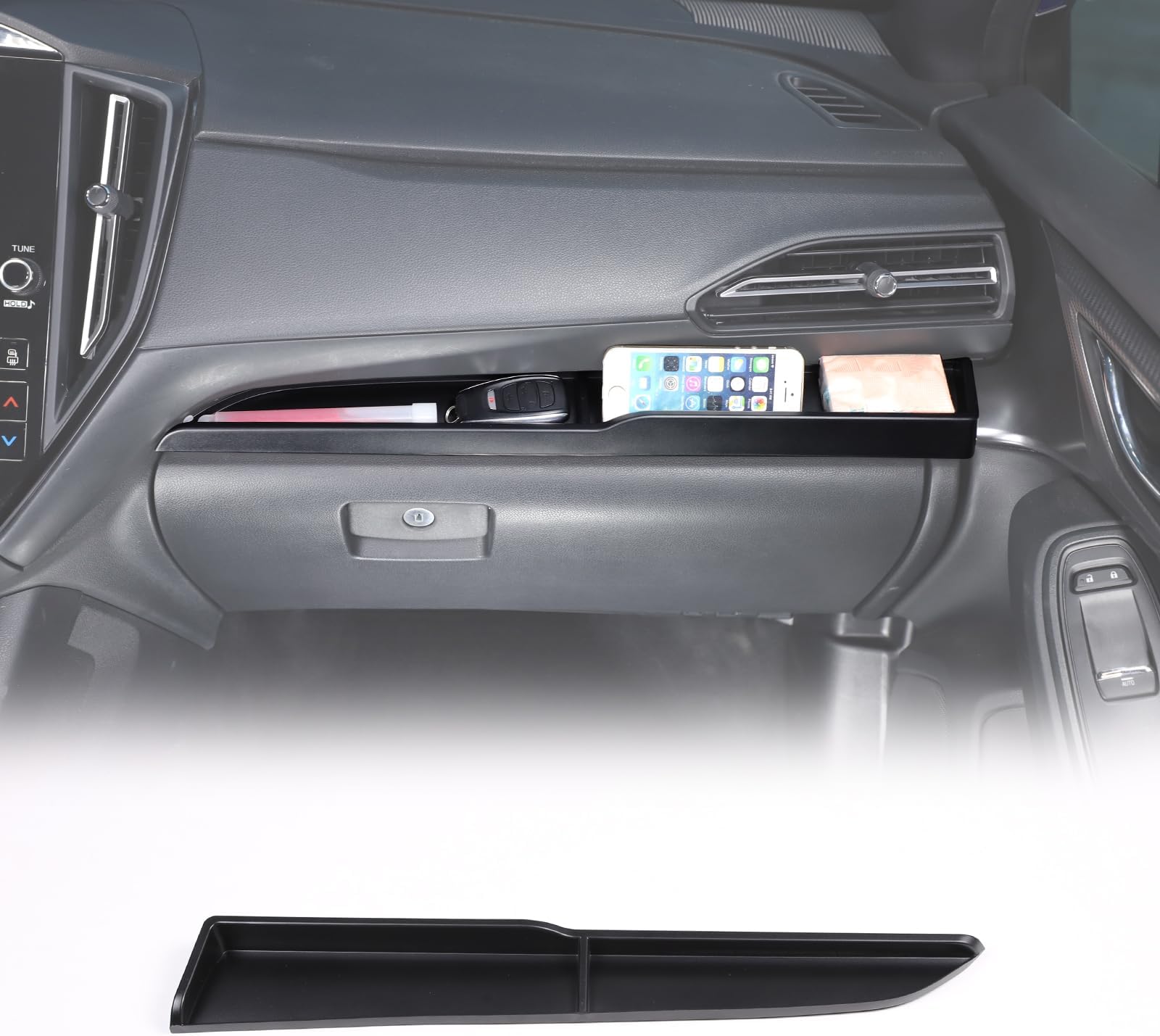 Amazon.com: Timilge Dashboard Tray Center Console Dash Storage Box ...