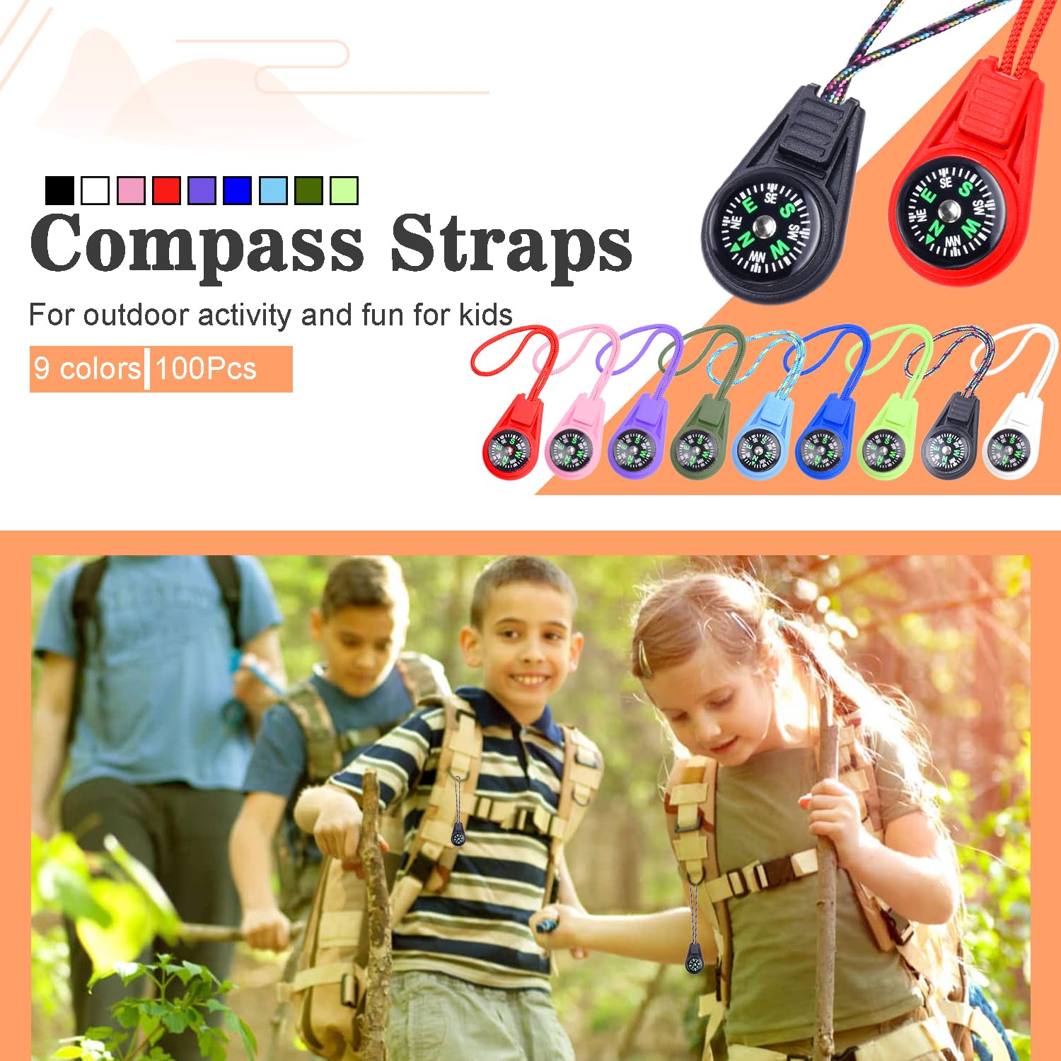 Snapklik.com : Kids Compass Bulk Mini Compass For Kids,Childrens ...