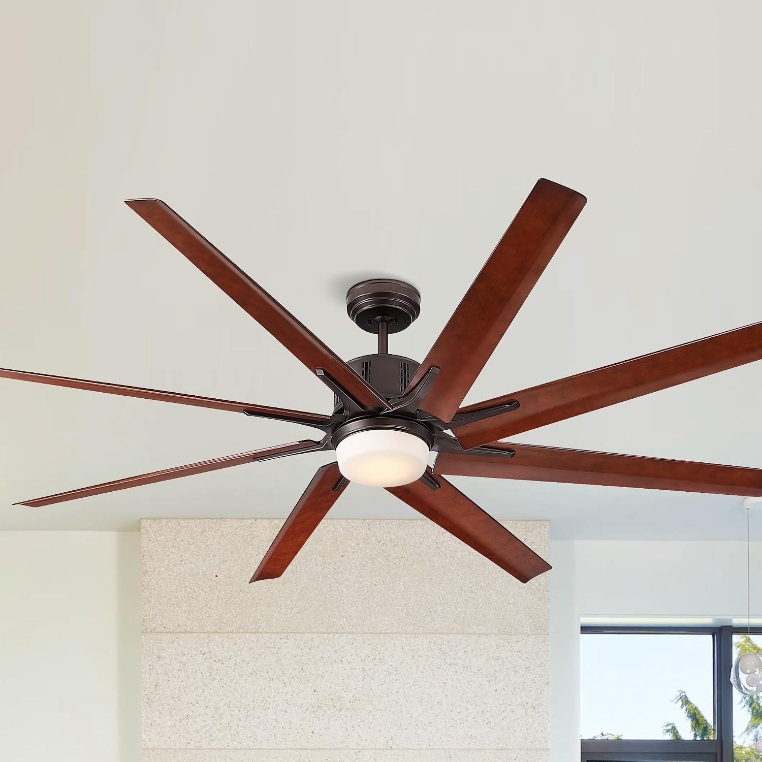 Amazon.com: Parrot Uncle Ceiling Fans with Lights 72 Inch Large Ourdoor ...