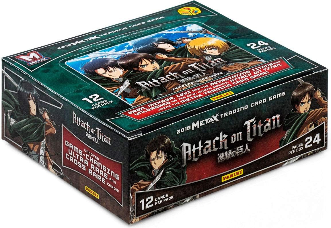 Amazon.com: Panini Games 2018 MetaX Attack on Titan Trading Card Game ...
