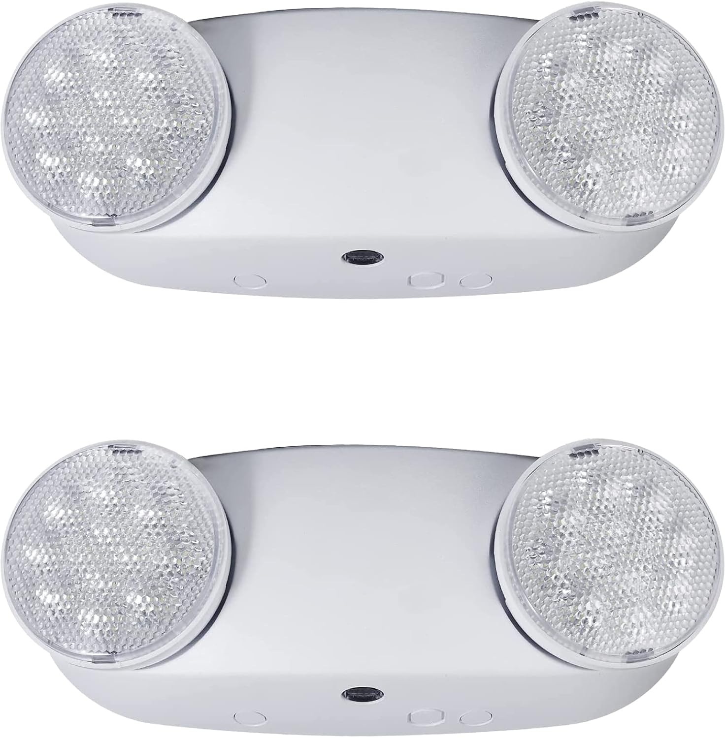 LED Emergency Lights with Battery Backup, Two Head Adjustable LED ...