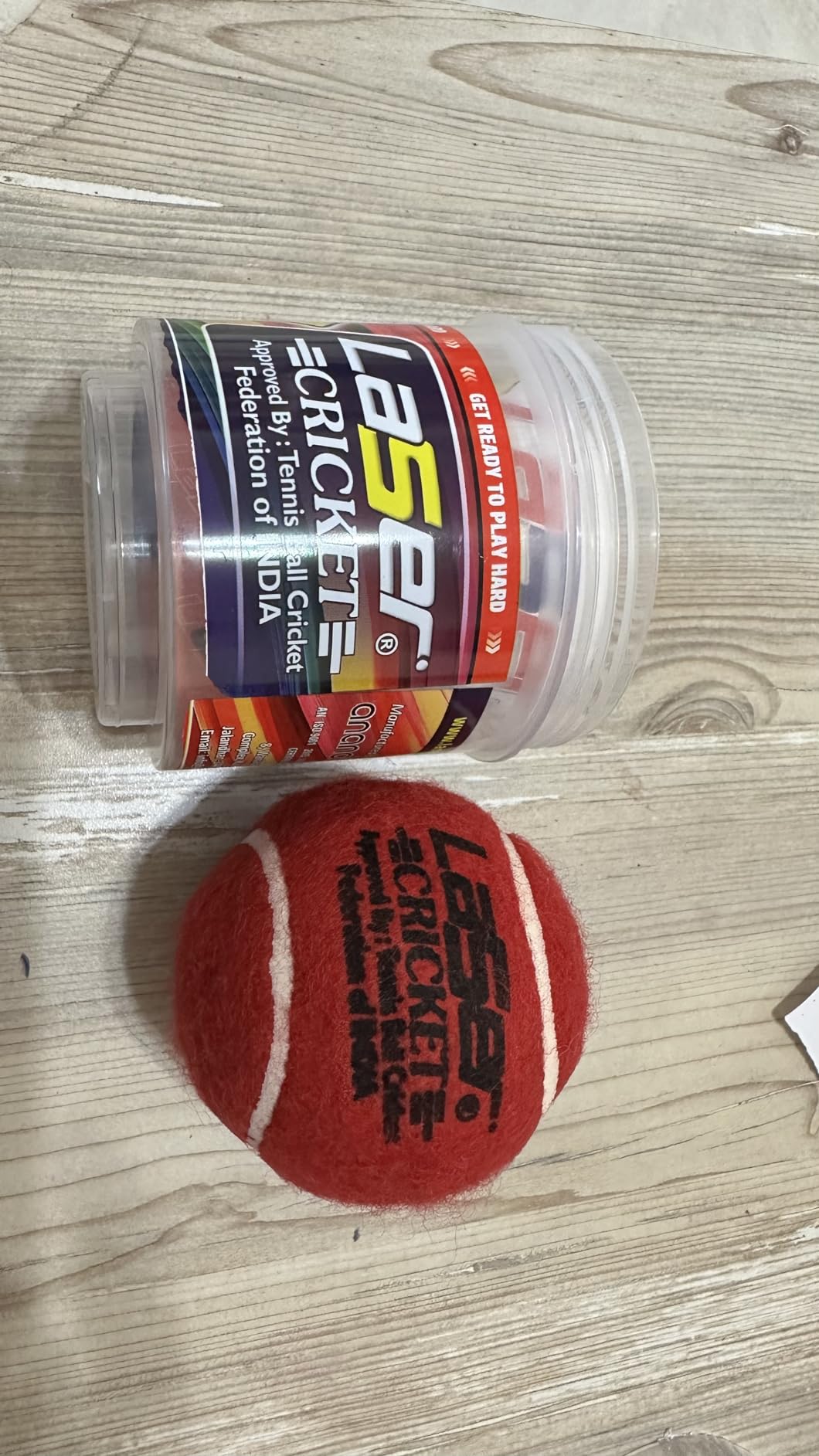 guru laser Rubber Tennis Ball (Heavy Maroon), 6 Pc Standard Size ...