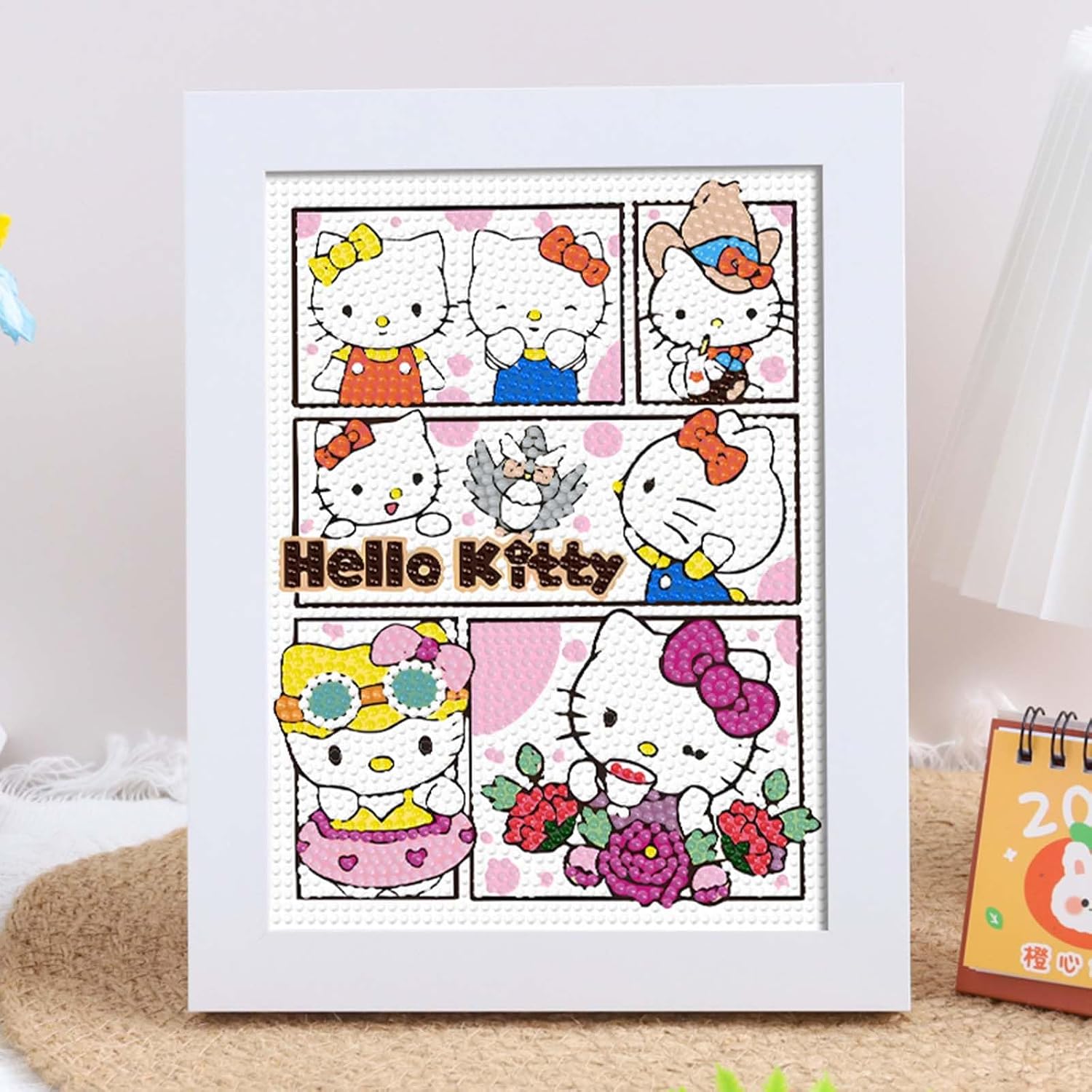 Akutoer Cute Cartoon Diamond Drawing Kits, Kawaii Painting with ...
