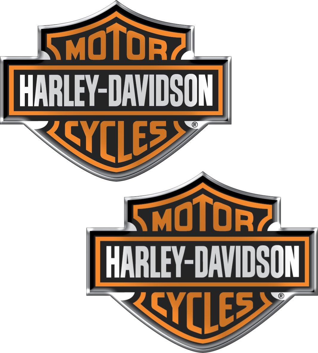 Amazon.com: Chroma 5507 Harley-Davidson Domed Emblem Decal : Harley ...