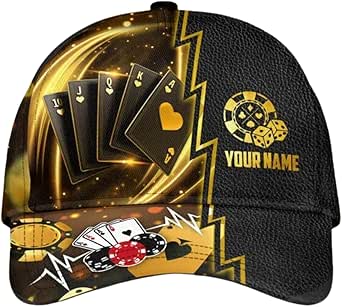 Suseaz Personalized Poker Caps Men Women, Poker Baseball Caps, Poker ...