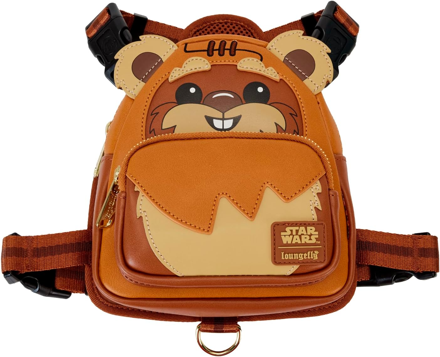 Amazon.com : Loungefly Pets Star Wars Ewok Cosplay Mini Backpack Dog ...
