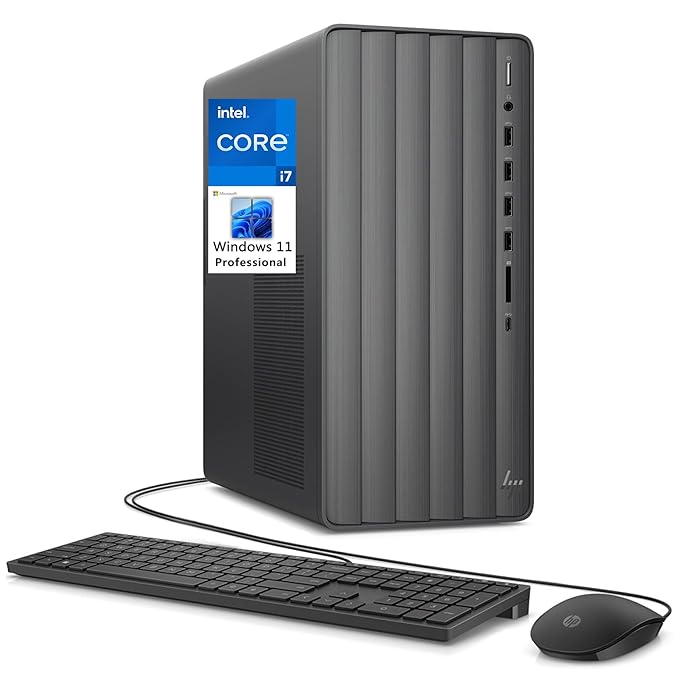 HP Envy Tower Business Desktop Computer, Intel Octa-Core i7-11700 to 4 ...