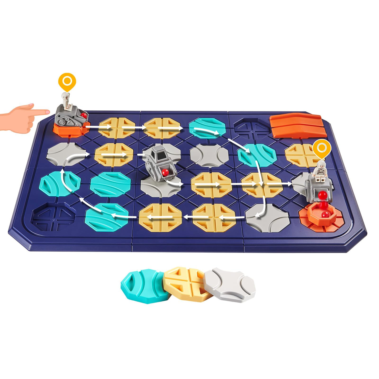 Amazon.com: SGILE 24 PCS Road Builder Puzzle Board Game for Kids Age 3 ...