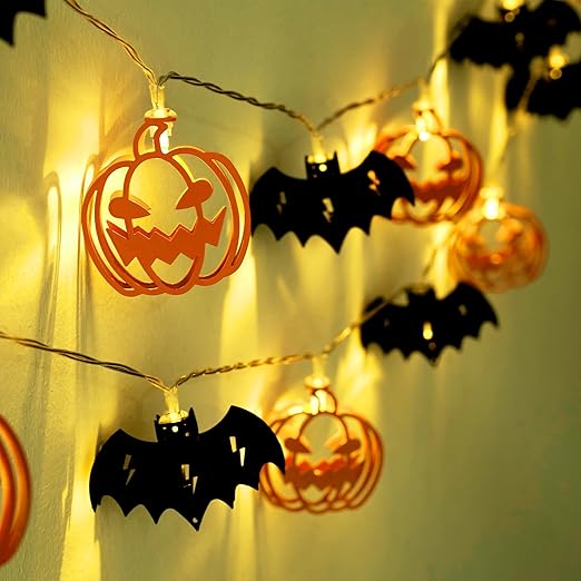Amazon.com: KatchOn, LED Halloween String Lights - 10 Feet, 20 LED ...