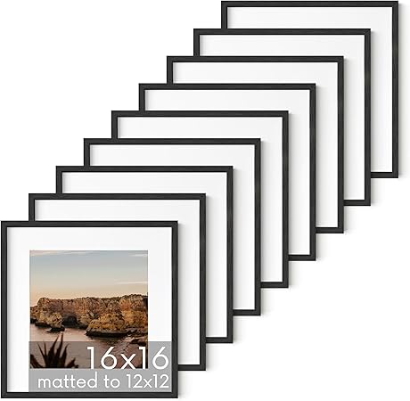 Amazon.com - HAUS AND HUES Set of 9 16 x 16 Frames - 16x16 Frame Wide ...
