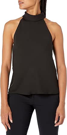 Theory Women's Roll Neck Halter Top at Amazon Women’s Clothing store