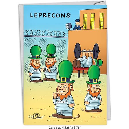 Amazon.com : NobleWorks Leprecons - St. Patrick's Day Greeting Card ...