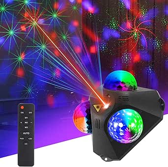 Disco Ball Light for Parties, Party Dj Lights 3 Magic Ball Sound ...