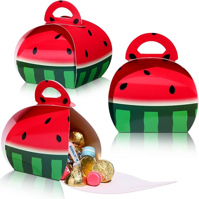 Amazon.com: TaoBary 36 Pieces Watermelon Party Favors Candy Treat Box ...