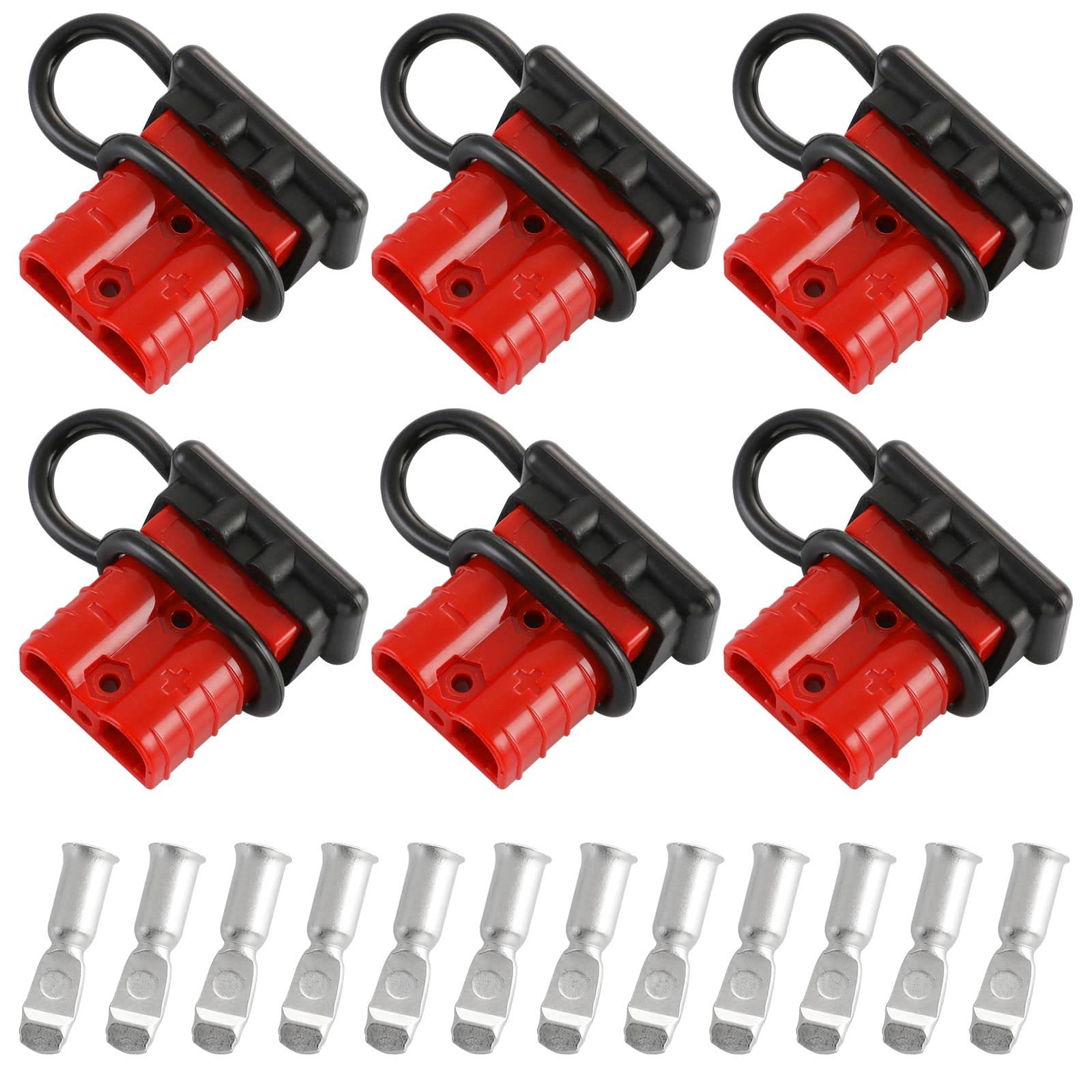 Snapklik.com : Micrl 6 Pcs 6-8 Gauge 50 Amp Battery Quick Connect ...