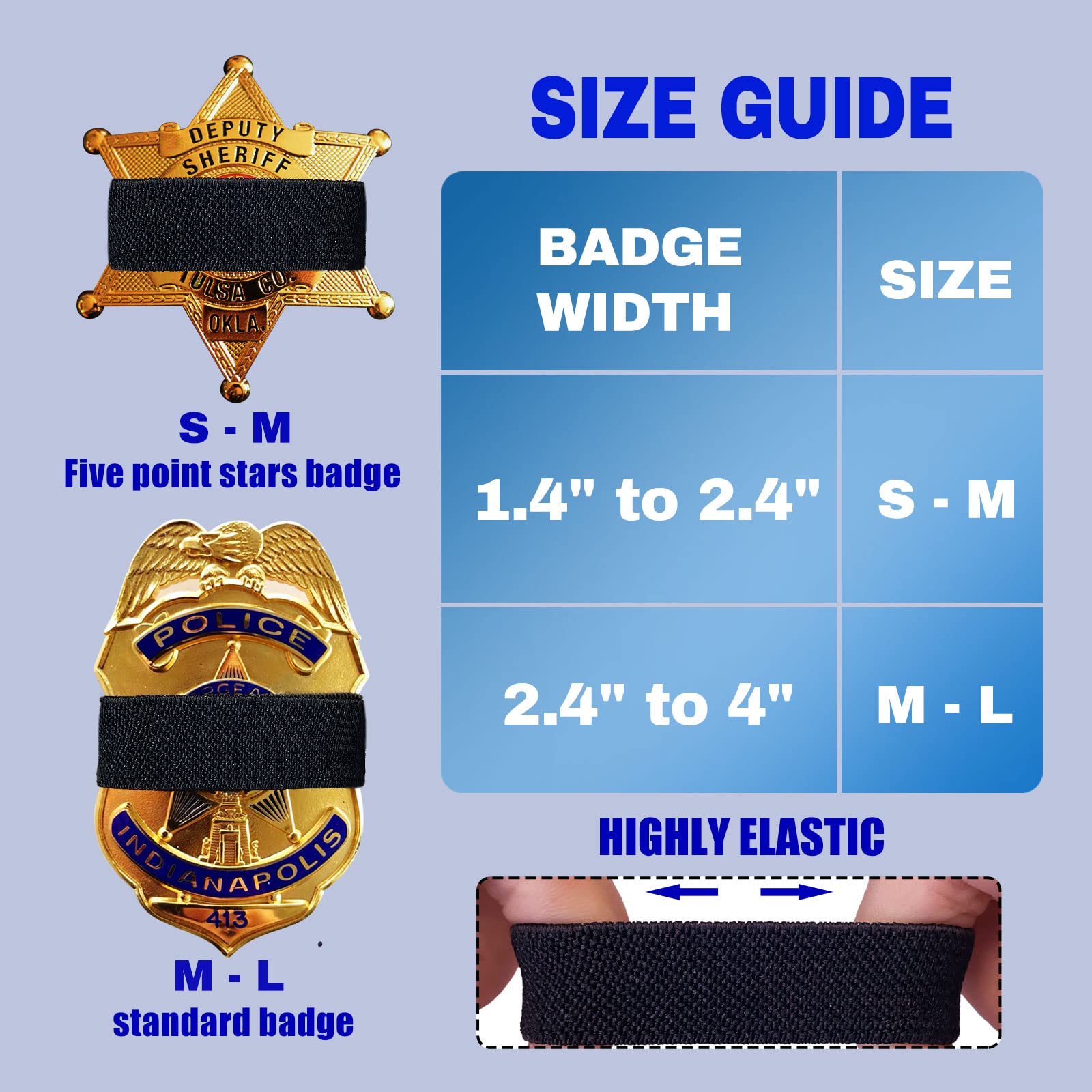 Snapklik.com : CREATRILL 40 Pack Police Mourning Band Stripe Police ...