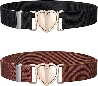 Amazon.com: 2Pcs Girls Belt, Elastic Waist Belts for Girls Boys ...