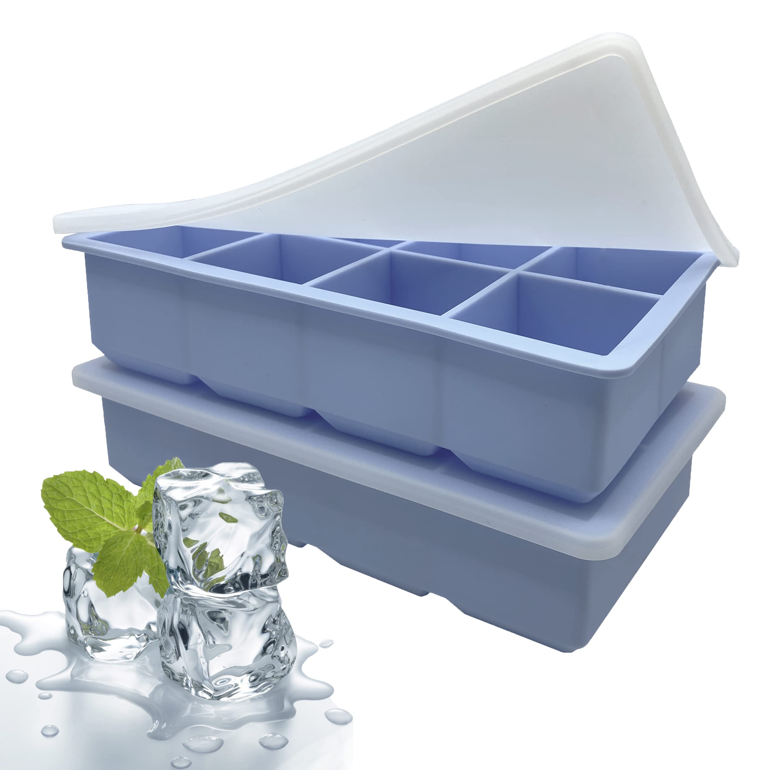 Ice Cubes Melting In Freezer