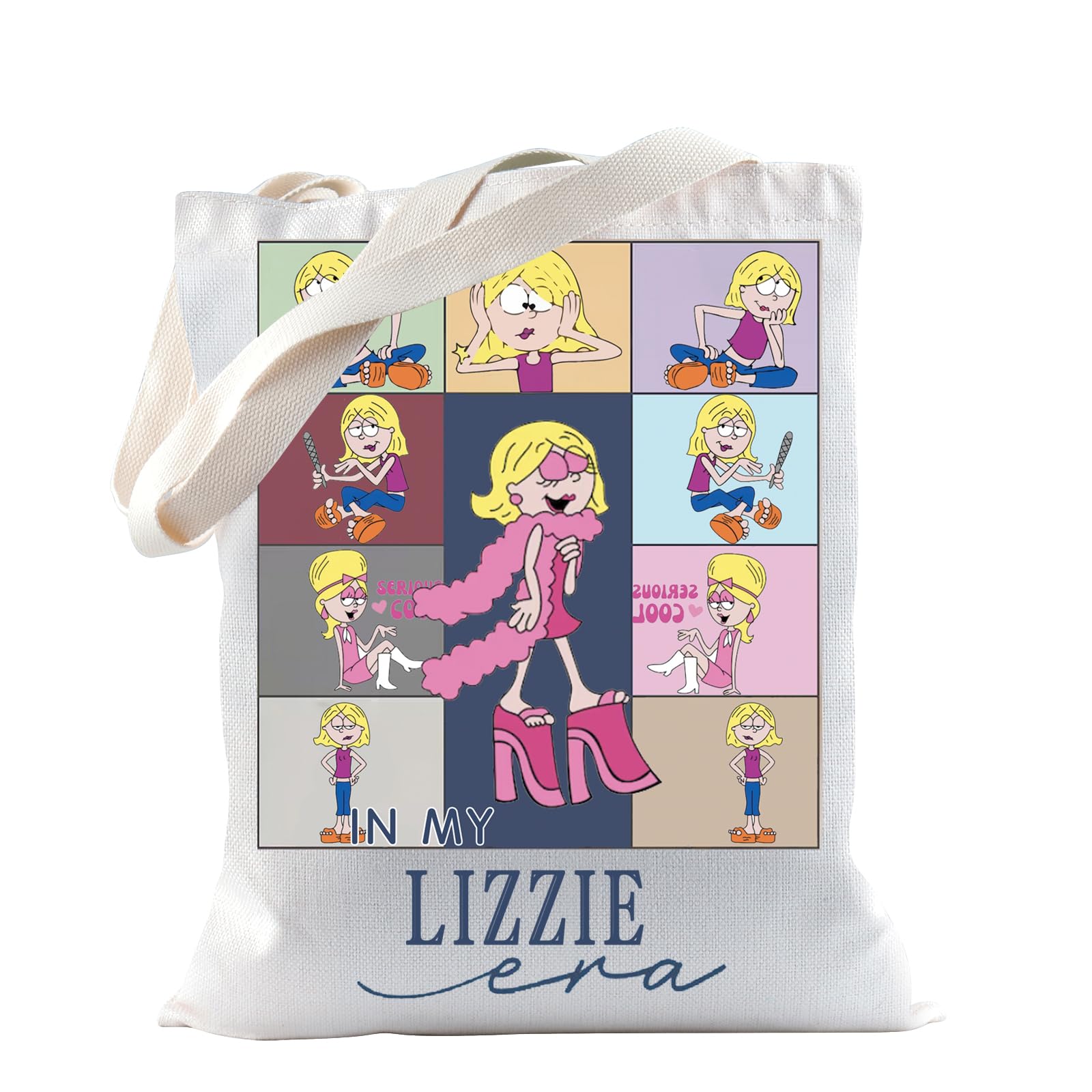 Amazon.com: TSOTMO Lizzie Gift Cartoon Lizzie Merchandise Tote Bag Gift ...