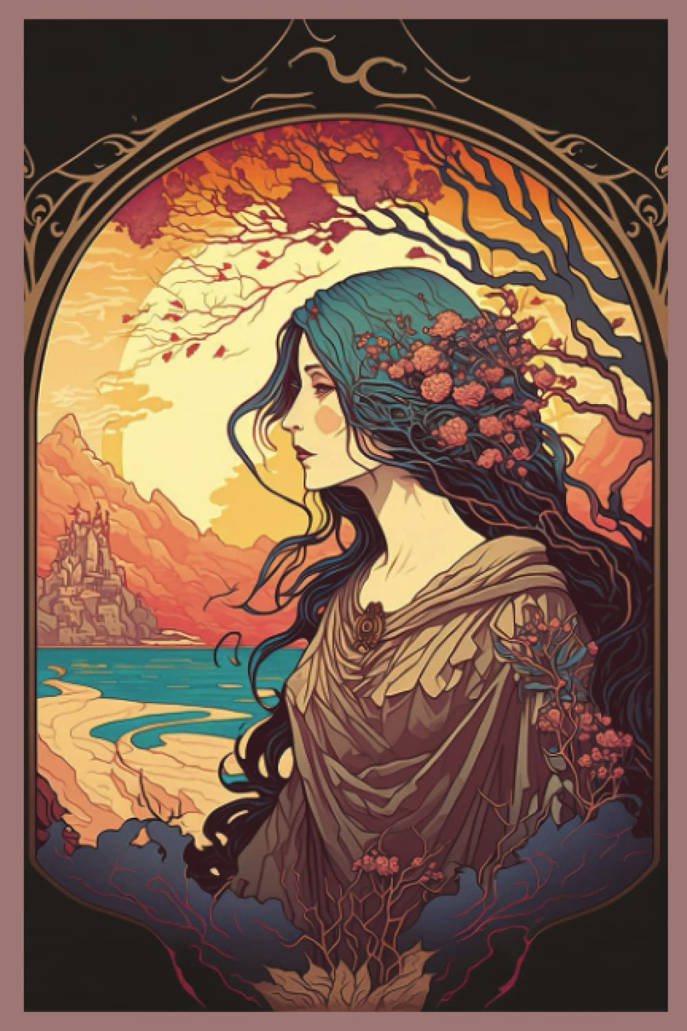 Amazon.com: Daily Planner: Beautiful woman with scenic background ...