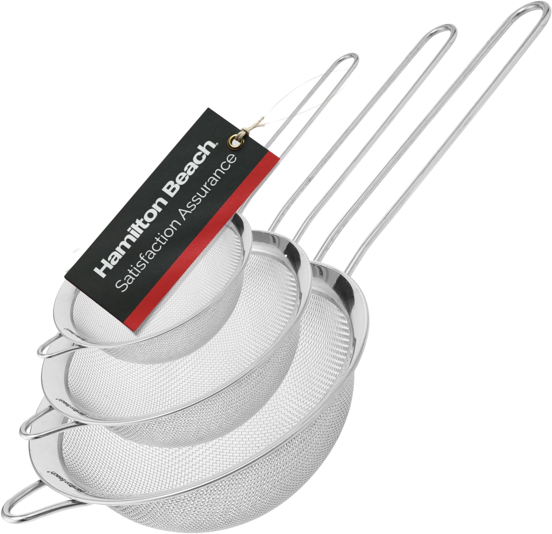 Amazon.com: Makerstep Fine Mesh Strainer Set of 3, Stainless Steel 3.38 ...